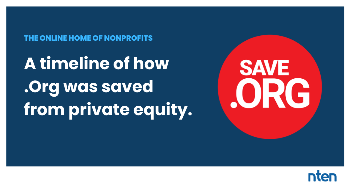 The history of the SaveDotOrg campaign | NTEN